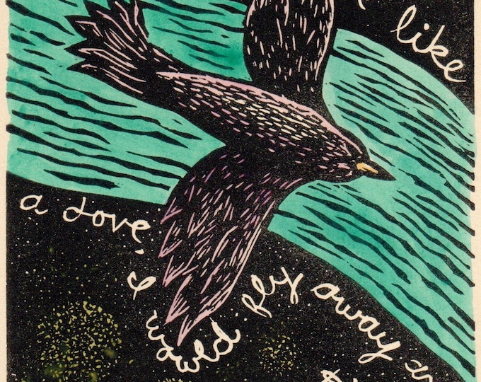 Psalm 55 Linocut Christianity Bible Woodcut Prayer - Etsy