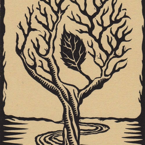 Psalm 55 Linocut Christianity Bible Woodcut Prayer | Etsy