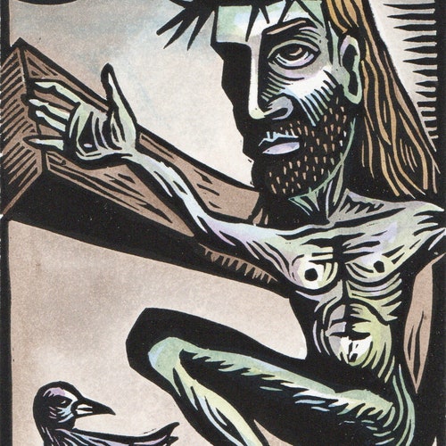 Psalm 111 Jesus Christ Icon the Last Supper Original Art Block - Etsy