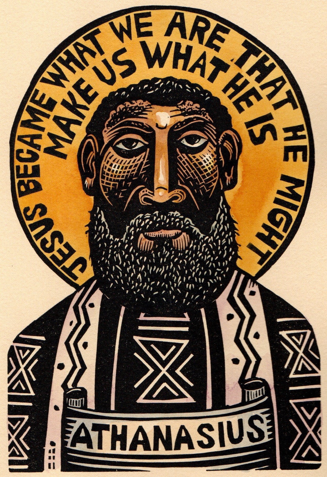 Saint Athanasius Icon - Etsy