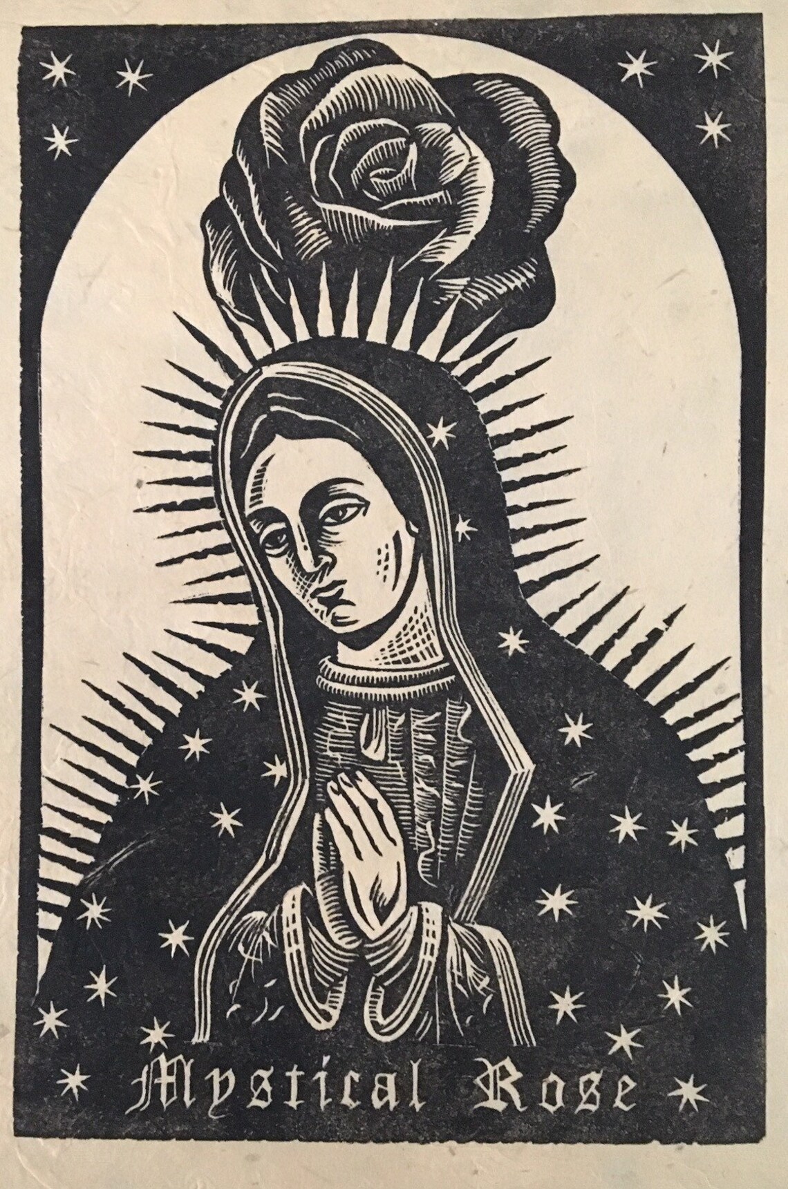 Our Lady of Guadalupe Mystical Rose rosa Mystica Ave Maria - Etsy