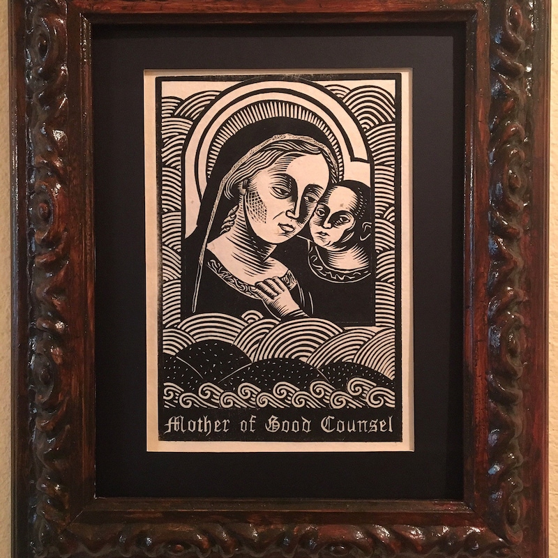 Linoleum Block Print - Etsy