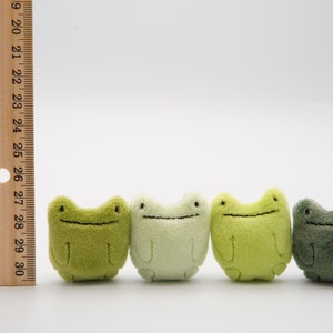 Choice of One Mini Squishy Frog Mochi Minky Nugget Plush - Etsy