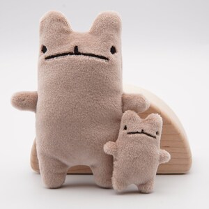 Mini Squishy Bear Mochi Minky Nugget Plush - Light Brown - Etsy