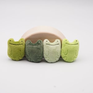 Choice of One Mini Squishy Frog Mochi Minky Nugget Plush - Etsy