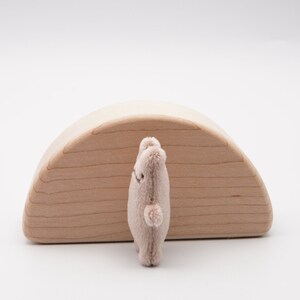 Mini Squishy Bear Mochi Minky Nugget Plush - Light Brown - Etsy