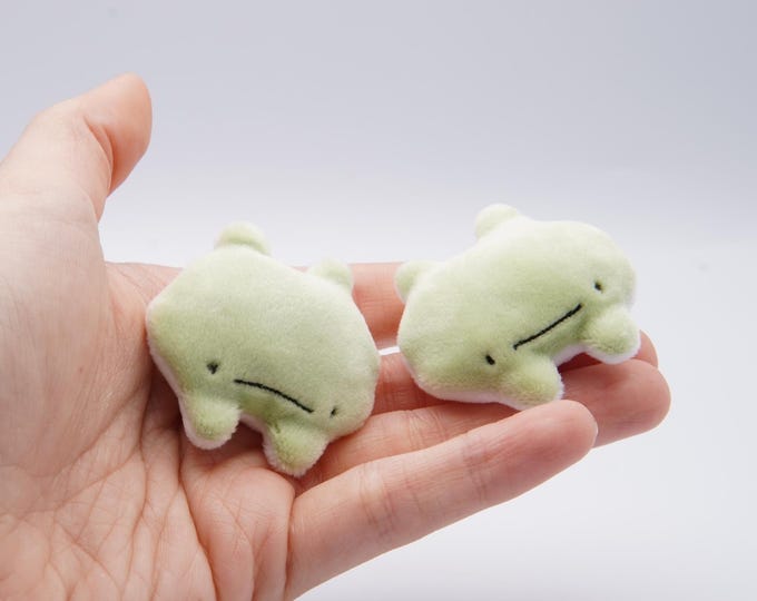 Choice of One Mini Mochi Minky Squishy Nugget Plush - Toad Laying Down ...
