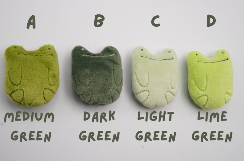 Choice of One Mini Squishy Frog Mochi Minky Nugget Plush - Etsy