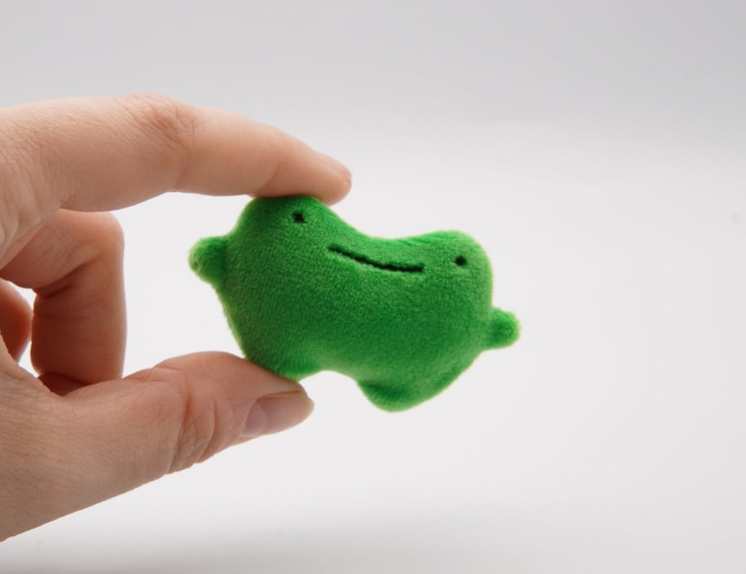 Mini Wide Frog Mochi Minky Squishy Nugget Plush - Etsy