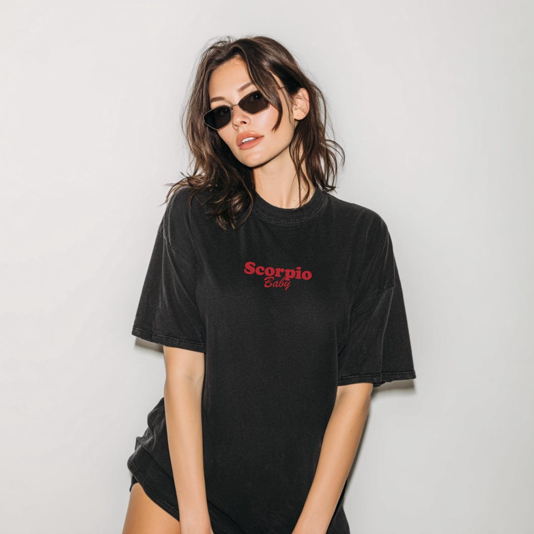 Scorpio Baby T-shirt: Unisex Zodiac Graphic Tee - Etsy