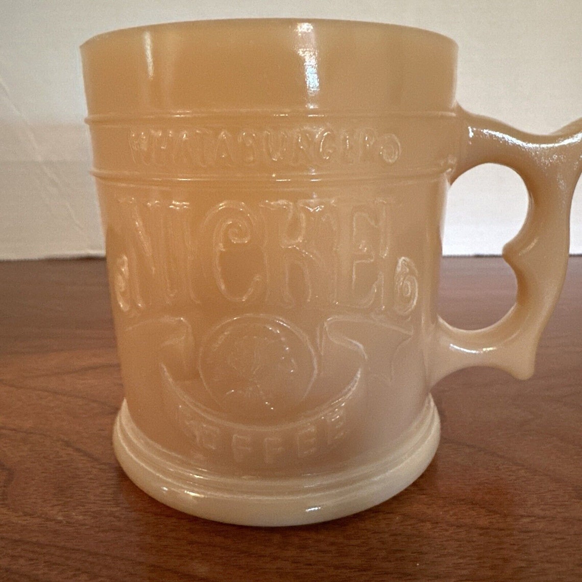 Vintage Whataburger 3 3/4 Nickel Coffee Mug Buffalo Nickel Design USA ...