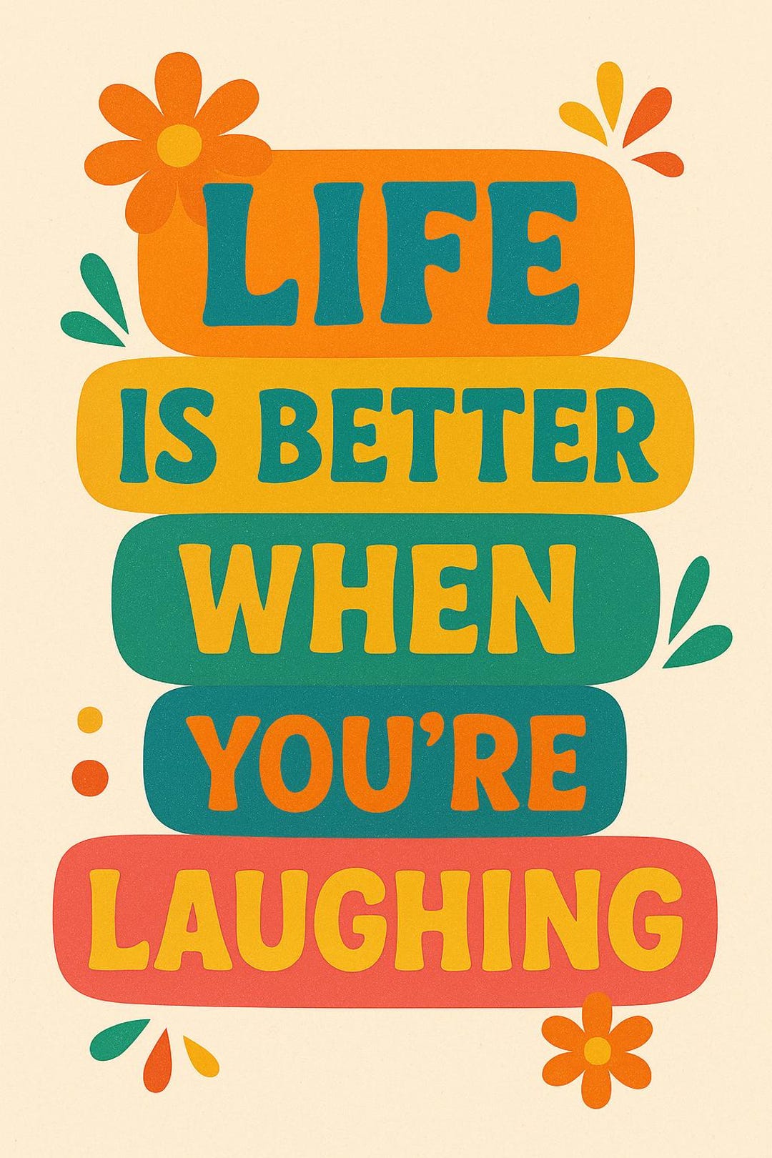 Poster Laughing - Etsy