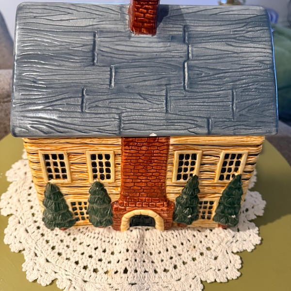 Cottage House Cookie Jars - Etsy
