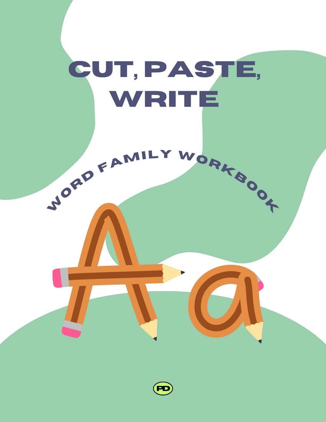 Cut Paste Write Digital Workbook - 82 Word Families - Etsy