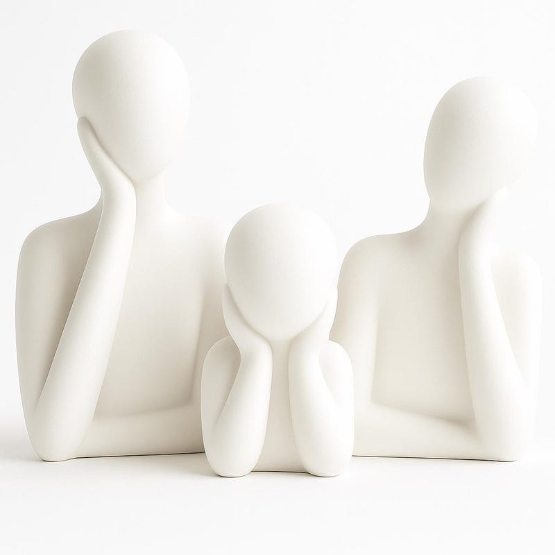 Family Sculpture Stone - Etsy UK