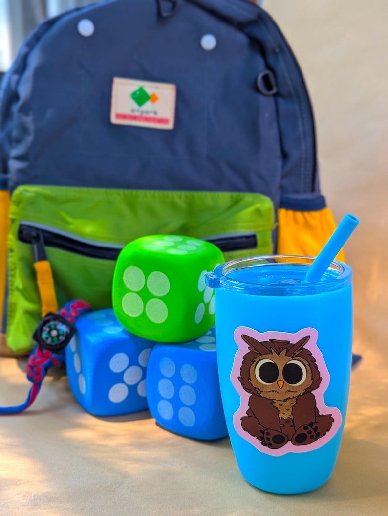 Hand-drawn Baby Owlbear Sticker – Nerdy TTRPG, Waterproof Vinyl - Etsy