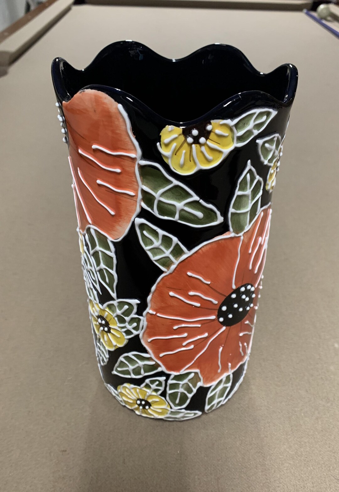 Ganz Floral Vintage Vase. - Etsy