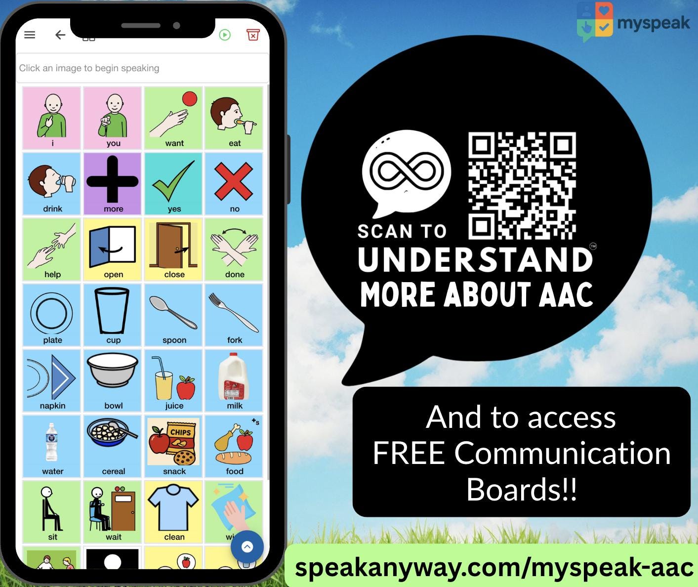 Printable AAC Tablet Tag: 'my Voice' QR Code (digital Download) - Etsy