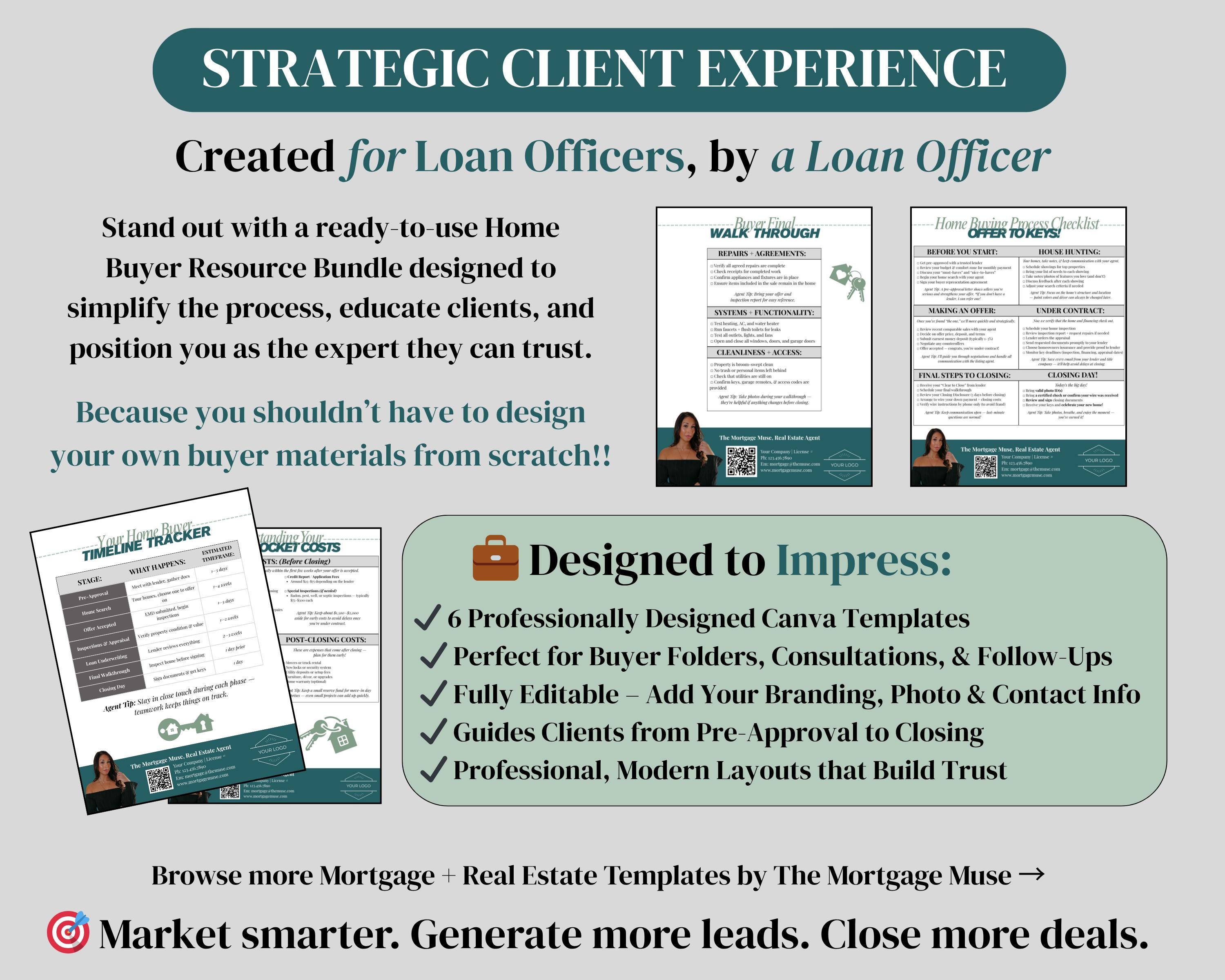Realtor Home Buyer Guide Templates: Editable Client Resources, 6 ...