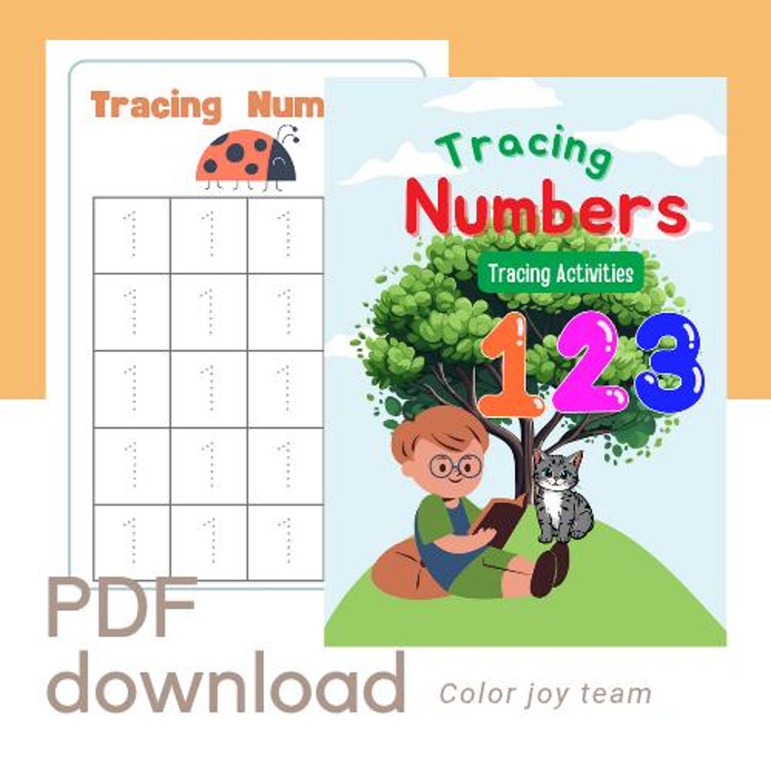 Count and Match Activity Book for Kids |printable Numbers 0–9 ...