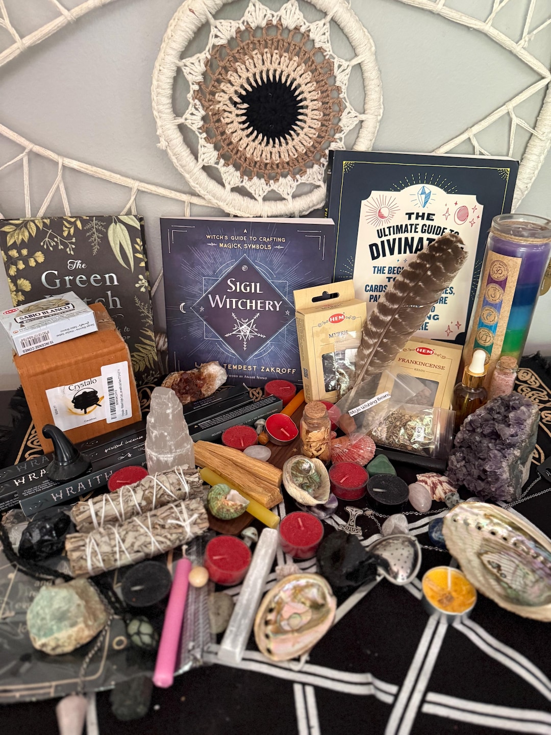 Intuitively Chosen Witchy Mystery Box: Crystals, Herbs, Candles ...