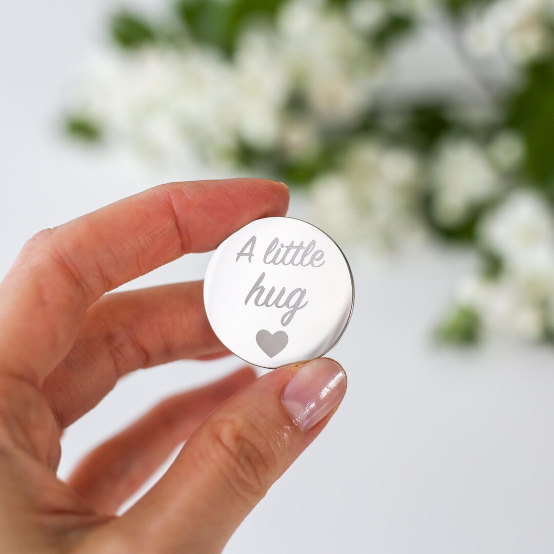 Pocket Hug Token – A Little Hug, Personalized Engraved Keepsake ...