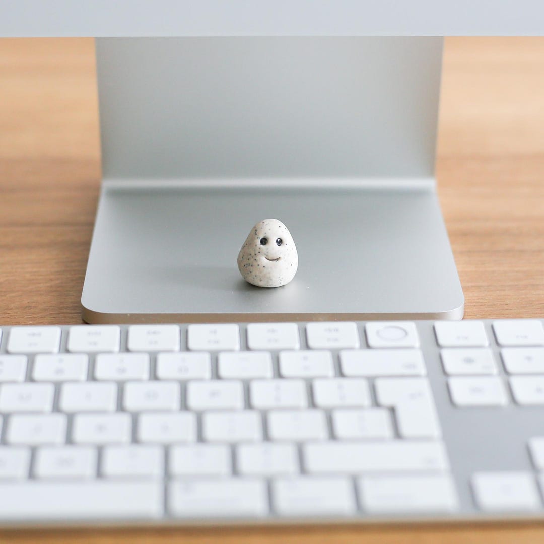 Desk Friend - Cute Potato Desk Companion – 2 Cm Polymer Clay Friend ...