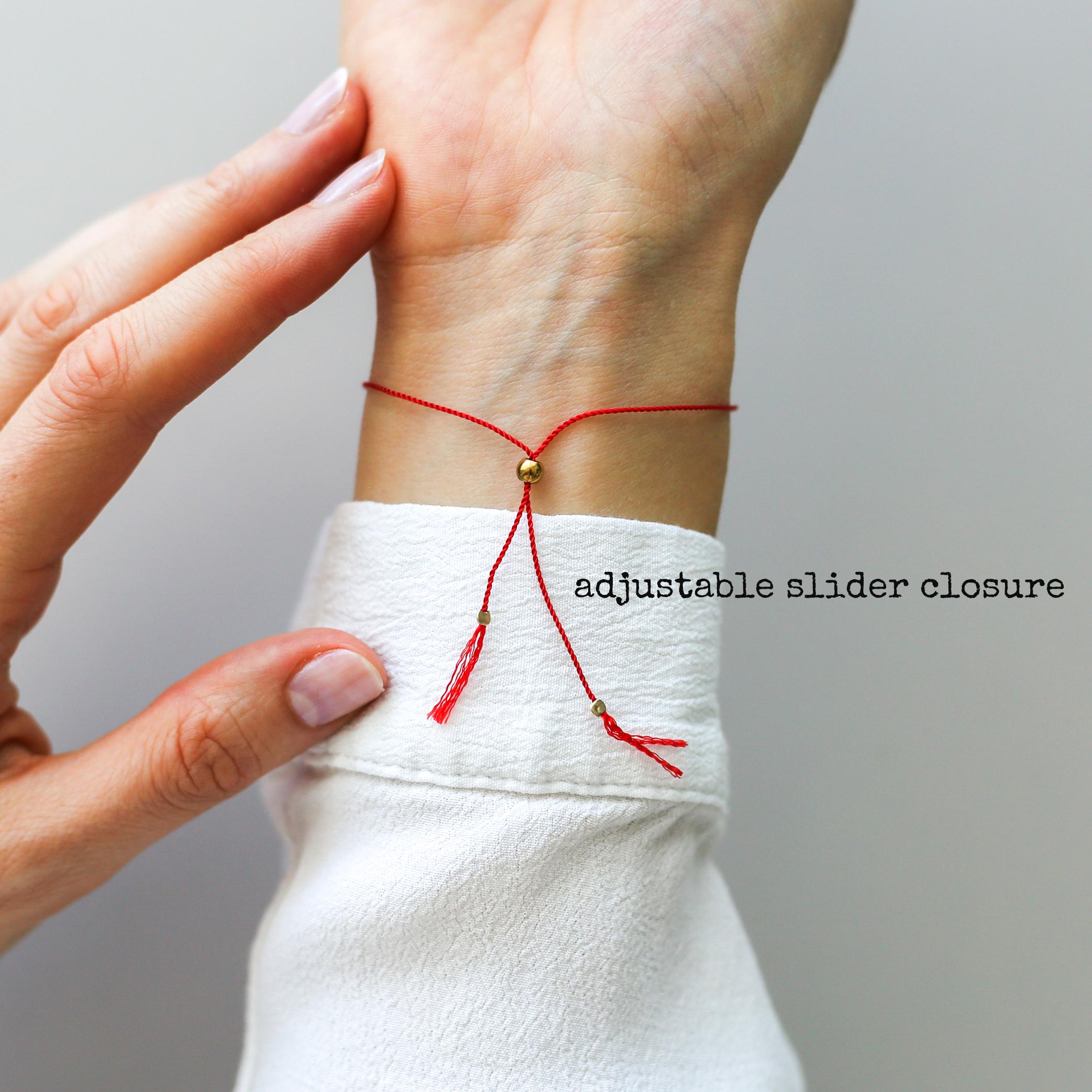 Red String Cord Bracelet – Protection Bracelet, Good Luck Jewelry ...