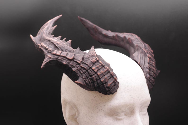 Mandibula Fantasy Cosplay Horns With Comfort Fit Headband - Etsy