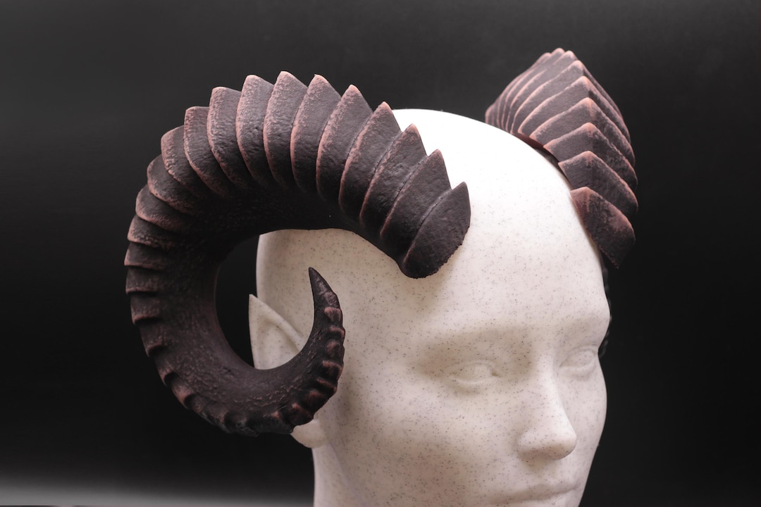 Satyr Fantasy Cosplay Horns With Comfort Fit Headband - Etsy