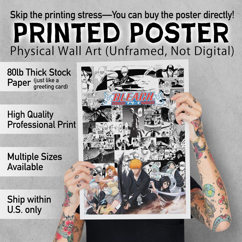 Bleach Manga Panels - Etsy