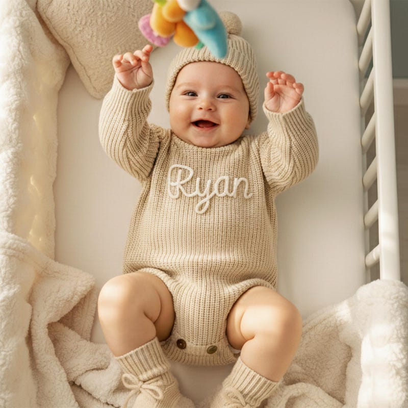 Custom Baby Romper Set - Etsy