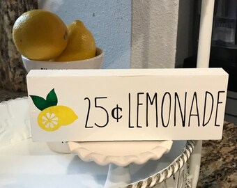 Lemonade sign | Etsy