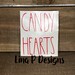 Rae Dunn Valentine Inspired Farmhouse Candy Hearts Vinyl Decal - Etsy