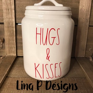 Rae Dunn Valentine Inspired Farmhouse Happy Valentines Day Candy Hearts ...