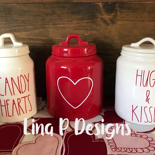 Rae Dunn Valentine Inspired Farmhouse Happy Valentines Day | Etsy