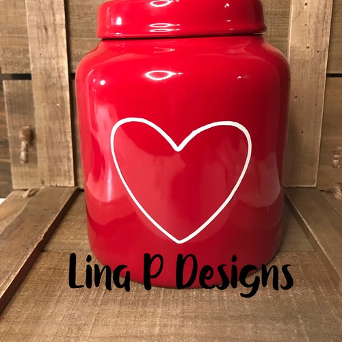 Rae Dunn Valentine Inspired Farmhouse Happy Valentines Day | Etsy