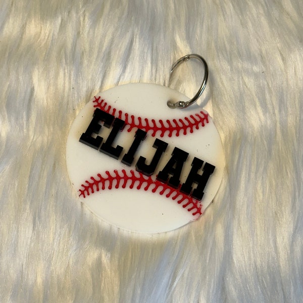 Baseball Bag Tag - Etsy