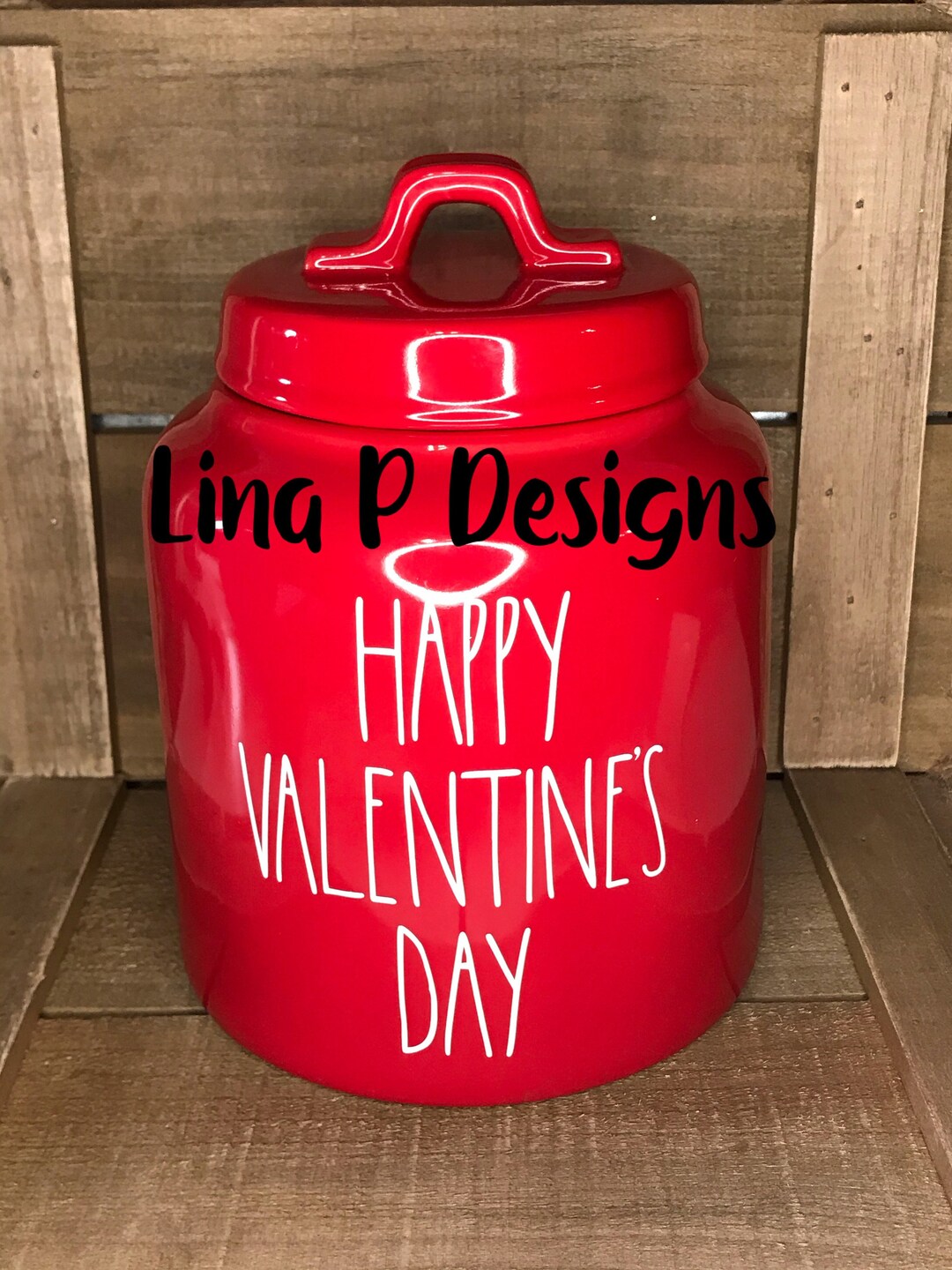 Rae Dunn Valentine Inspired Farmhouse Happy Valentines Day Vinyl Decal ...