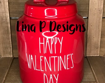 Rae Dunn Valentine Inspired Farmhouse Happy Valentines Day | Etsy