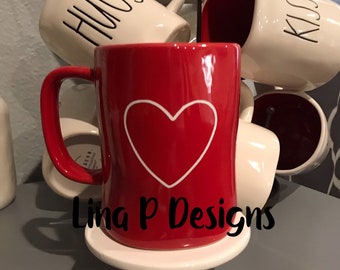 Rae Dunn Valentine Inspired Farmhouse Happy Valentines Day | Etsy