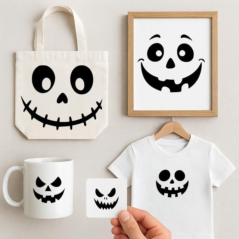 Jack O’lantern Faces Clipart | Halloween Pumpkin Svg Png Eps Dxf | 10 ...