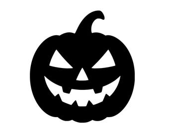 Halloween Pumpkin Jack-o'-lantern SVG: Cricut & Silhouette Cut File ...