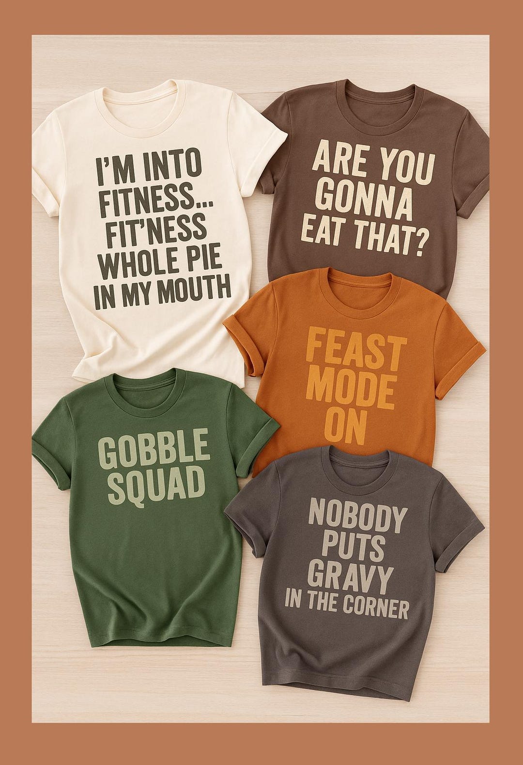 Funny Thanksgiving PNG Bundle | Feast Mode On, Gobble Squad, Are You ...