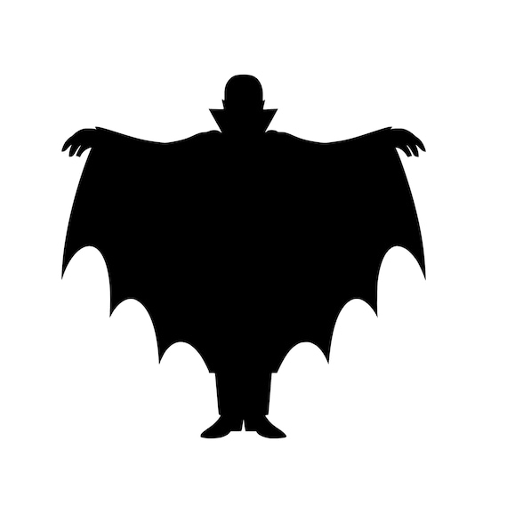 Dracula Svg Dracula Silhouette Svg Halloween Svg Vampire Etsy