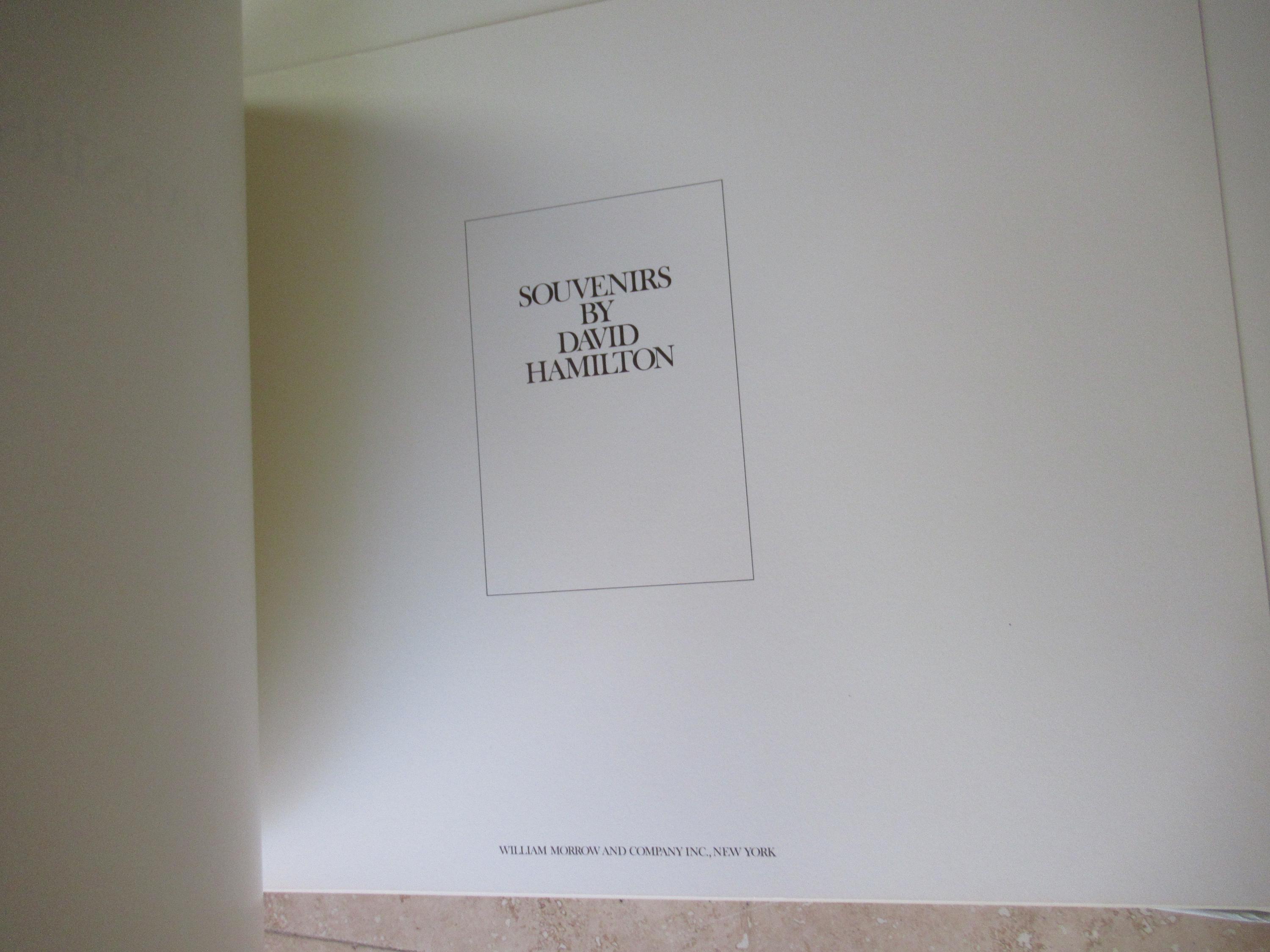 David Hamilton Souvenirs Photo Collection Book - Etsy Canada