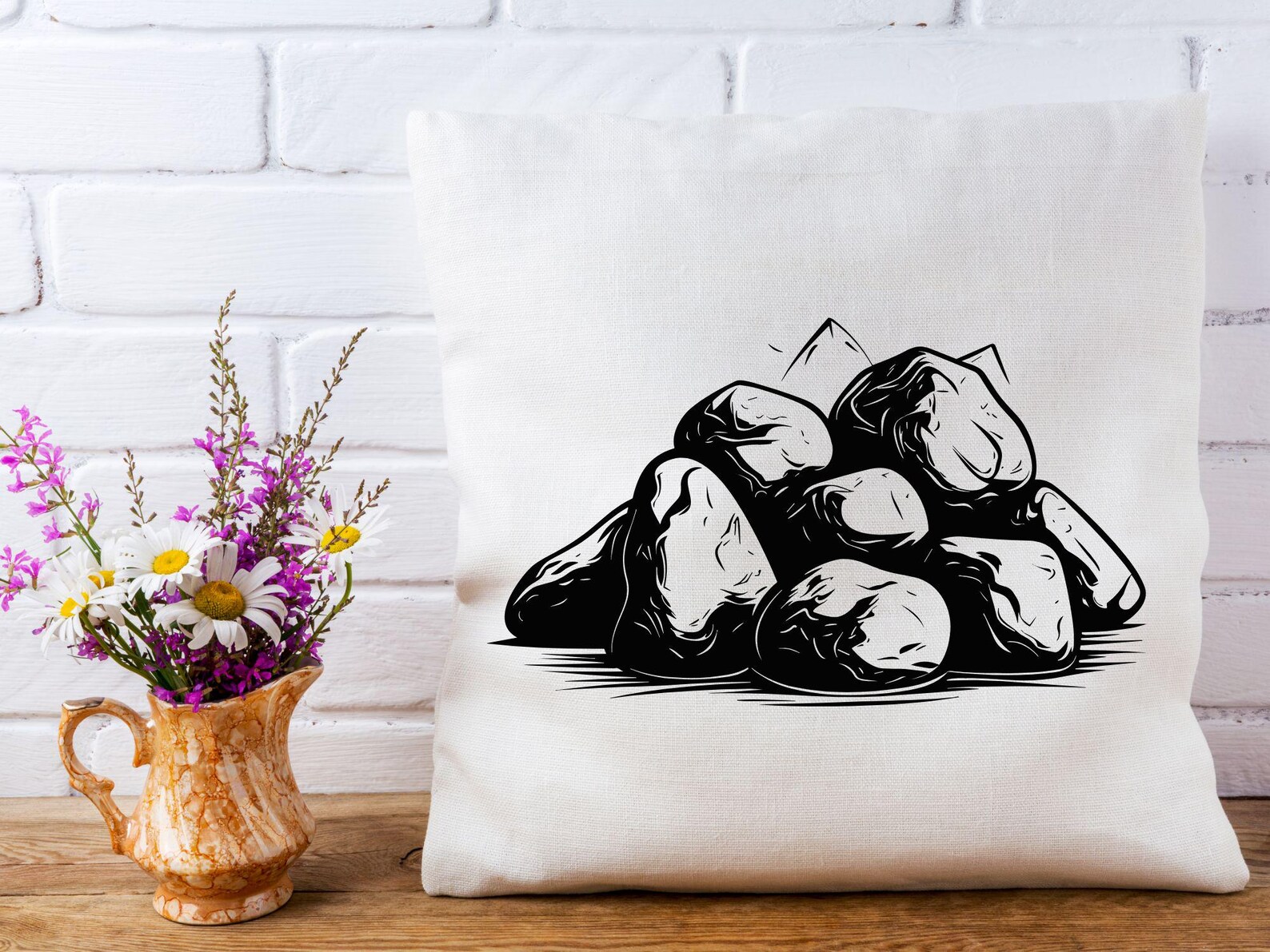 Pile of Stones SVG Bundle, Rocks Clipart (digital Download) - Etsy