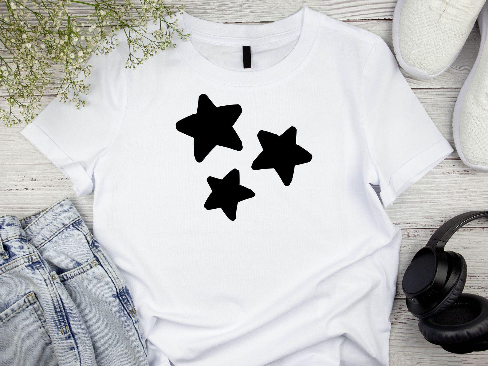 Paquete SVG de estrellas, imágenes prediseñadas de estrellas, estrellas ...
