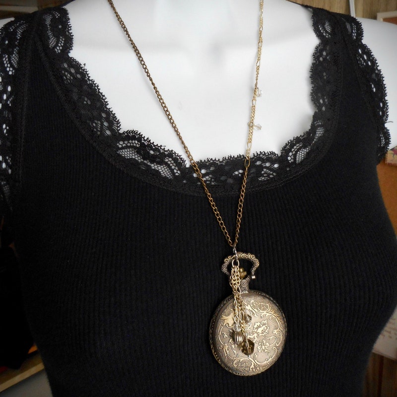 Watch Necklace - Etsy