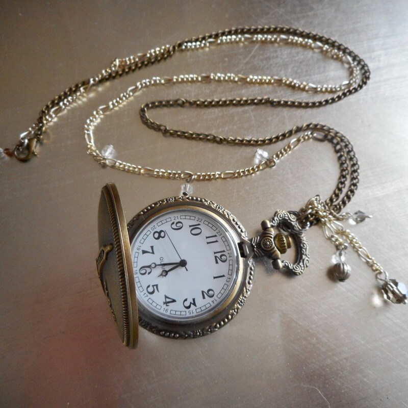Watch Necklace - Etsy